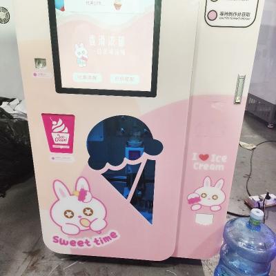 China Hot Sale Newest Soft Automatic Ice Cream Vending Machine For School for sale
