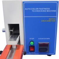 China AATCC 8/165 Color Fastness Tester Electric Friction Decolorization Tester 9N 100mm Stroke for sale