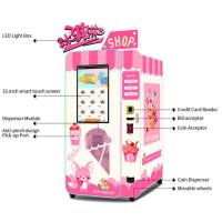 China Self Service Smart Fully Vending Ice Cream Maker 24-Hour Touch Screen Soft for sale