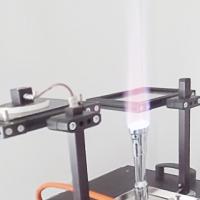 China SUS304 Accuracy 0.1s Flammability Test Chamber , ISO 9151 Fabric Testing Instruments for sale