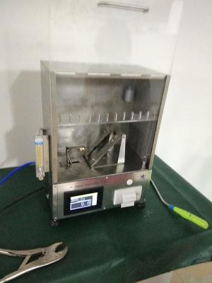 China Brass Flammability Test Chamber 220V 0.5 Cubic Meter Textile Testing Instrument for sale