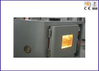 China 0.1s 150 Degree Fire Testing Equipment , Blanket Vertical Flammability Chamber for sale