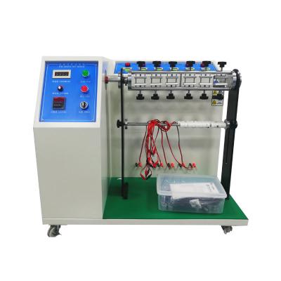 China 6 Station Cable Flex Tester 10-60 Times Per Minute UL817 IEC60335 Cable Bending Testing Machine for sale