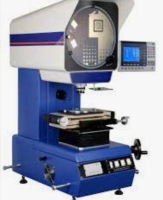 China Vertical Optical Profile Projector 200mm x 100mm Travel Measuring Machine for sale