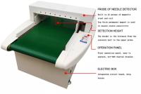China OBM 160kg Conveyor Metal Detector for Food Textile Garment Needle Detection 560mm Width for sale
