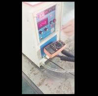 China 1600 Degree 380V Automatic Industrial Induction Melting Furnace 60KW PLC Control for sale