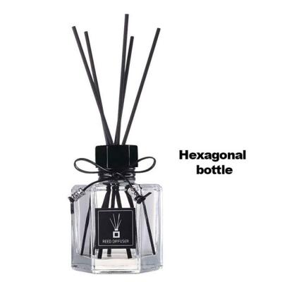 China Custom Luxury Aroma Reed Diffuser 120ml with Sustainable Clear Liquid for Bedroom and Office Use for sale