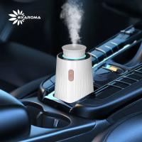 China Car Scent Diffuser φ74×128mm with 10ml Oil Capacity and 7-Color LED for Automotive Aromatherapy for sale