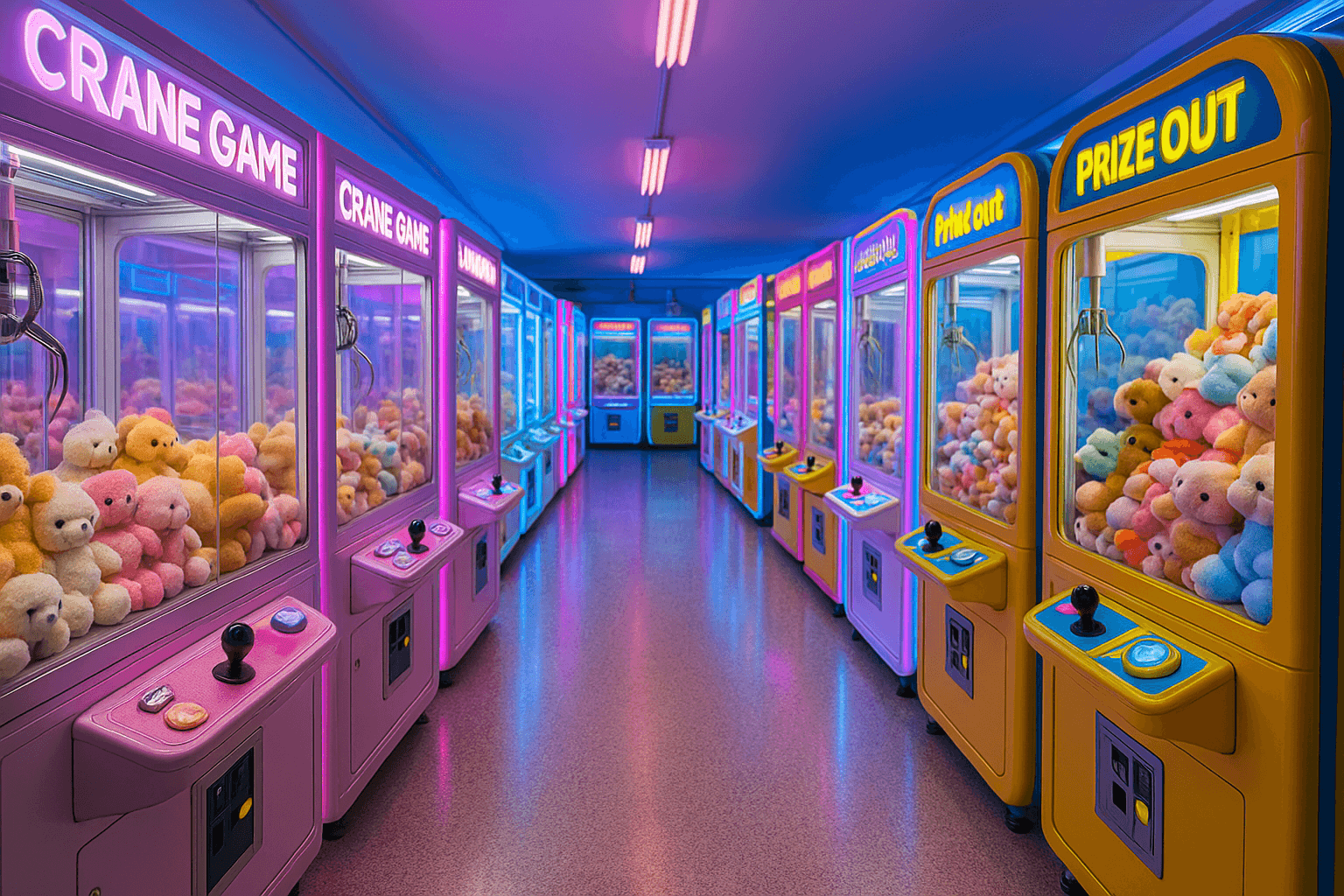 the claw game machine