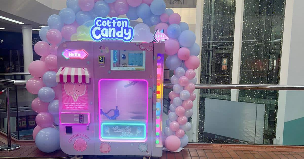 cotton candy vending machine