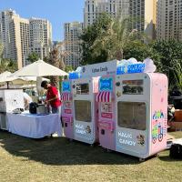 China Automatic Arcade Vending Machine Cotton Candy Vending Machine For Mall And Park for sale