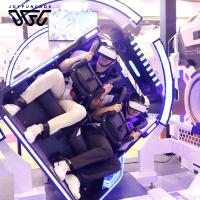 China Two Seats 360 Degree VR Chair Machine Rotation Virtual Reality Gaming Simulator for sale