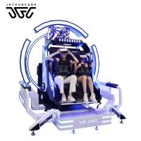 China Two Seats 360 Degree VR Chair Machine Rotation Virtual Reality Gaming Simulator for sale