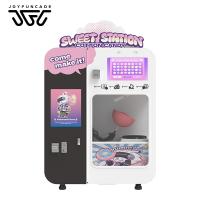 China Flower Shapes Cotton Candy Floss Vending Machine Full Automatic Commercial Use for sale