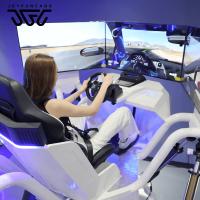 China 42-Inch Triple Ultra VR Racing Leather Seats 3 Screen Racing Machine For Sale for sale