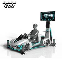 China Indoor VR Driving Simulator Experience with a Tilt Quadcopter VR Racing Kart for sale