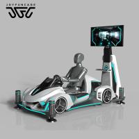 China 42 Inches Large Screen VR Racing Theme Park 4-DoF 9D VR Racing Car Simulator for Sale for sale