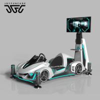 China 42 Inches Large Screen VR Racing Theme Park 4-DoF 9D VR Racing Car Simulator for Sale for sale