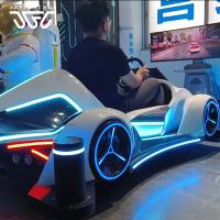 China Real Steering Wheel Throttle VR Racing Car Simulator Arcade Game Machine for Indoor/Outdoor  Shopping Mall for sale