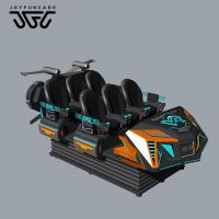 China 6-Player Battleship 9D VR Cinema Amusement Equipment Multiplayer VR Spaceship for Theme Parks for sale