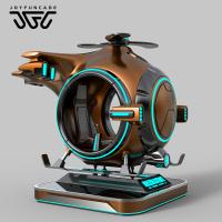 China Customizable for Commercial Use VR Flight Simulator Helicopter-Shaped VR Arcade Game Suitable for Children for sale