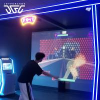 China Motion Sensor Projector Game 2 Player VR Sports Arcade Machine for sale