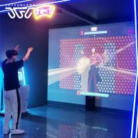 China Motion Sensor Projector Game 2 Player VR Sports Arcade Machine for sale