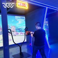 China Angry Birds Dual Screen Slingshot Shooting Game Machine for Indoor Playgrounds for sale