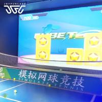 China 220V Virtual Tennis Simulator with Ball Return System for 1-2 Players for sale