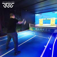 China 220V Virtual Tennis Simulator with Ball Return System for 1-2 Players for sale