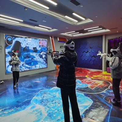 China VR Arena Multiplayer VR Shooting Game with 5-10 Player Capacity 1-Year Warranty and Immersive 9D Experience for sale