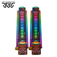 China King Hammer Arcade Game Machine  Commercial Coin-Operated Carnival Strength Tester Flaming King Hammer Machine Heavy Duty Ticket Redemption Strike Game with LED Tower for sale