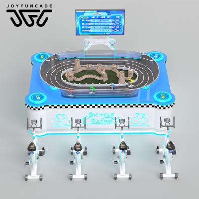 China 4-Player Bicycle Racing Simulator Machine Commercial Coin-Operated Interactive Sports Arcade Bicycle Racing Arcade Machine Immersive Fitness Cycling Simulator for Sports Parks for sale