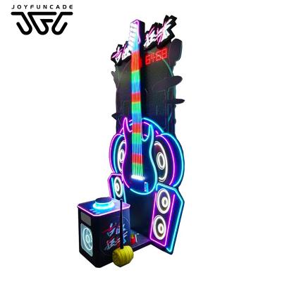 China CrazyGuitar Hammer Arcade Machine Arcade Boxing Punch Machine Commercial Electronic Strength & Punching Tester  Deluxe Strength Machine 3M Tall Rock Theme Hammer Strike Game for Bars & FECs for sale