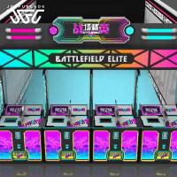 China 4-Player Real Shooting Game Machine Commercial Pneumatic Arcade Gun Simulator Sakagi Q3/Q4 Real Shooting Simulator Recoil Gun Arcade with Rubber Bullets for sale
