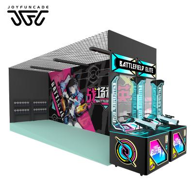 China 4-Player Real Shooting Game Machine Commercial Pneumatic Arcade Gun Simulator Sakagi Q3/Q4 Real Shooting Simulator Recoil Gun Arcade with Rubber Bullets for sale