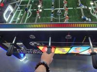 China Coin-Operated Table Football Arcade Machine 2-Player Commercial Foosball Soccer Table Premium Electronic Foosball Table Commercial Arcade Football Simulator for Amusement Centers for sale