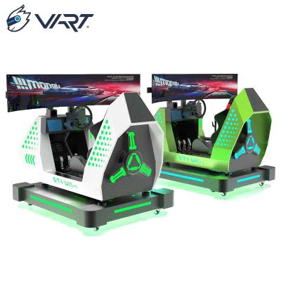 China Shopping Mall Park 6dof Motion Driving VR GT4 Ultra Race Simulator  F1 Racing Car VR  3 Screen Car Racing Virtual Reality Simulator for Sale for sale