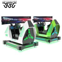 China Shopping Mall Park 6dof Motion Driving VR GT4 Ultra Race Simulator  F1 Racing Car VR  3 Screen Car Racing Virtual Reality Simulator for Sale for sale