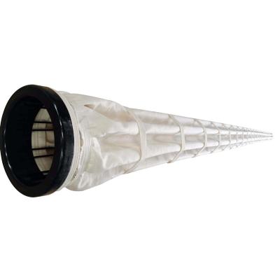 China Pleated Filter Bag With Increased Filtration Area Low Dust Emission For Dust Collectors for sale