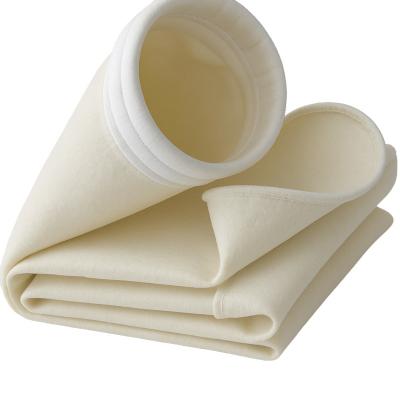 China Polyester Nylon PTFE Polypropylene Pulse Jet Fabric Filter Bags In Cylindrical Shape 1-200 Micron for sale