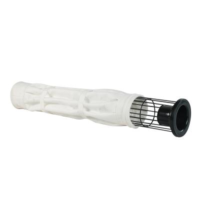 China High-Flow Pleated Filter Bag with 10x Filtration Surface Area and Galvanized Steel Support for Industrial Dust & Liquid Filtration for sale