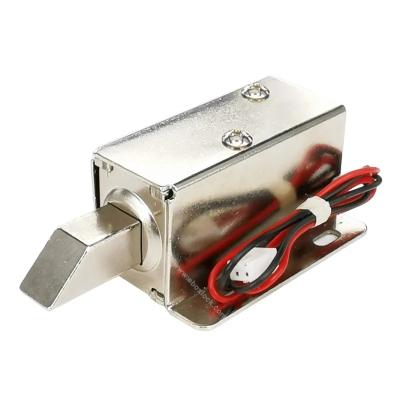 China Solenoid Door Lock for Cabinets Drawers and Lockers 360 Degree Reversible Bolt Energy Saving Easy Installation for sale