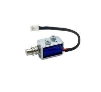 China Small Size Push Pull Solenoid with Open Frame Structure and Mounting Holes for Easy Installation for sale