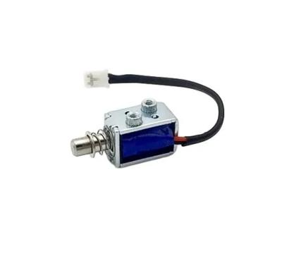 China Small Size Push Pull Solenoid with Open Frame Structure and Mounting Holes for Easy Installation for sale