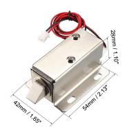 China Open Frame Electric Safety Cabinet Lock 12v DC Electrical Control Solenoid Express Parcel Locker Electromagnetic Lock 24v for sale