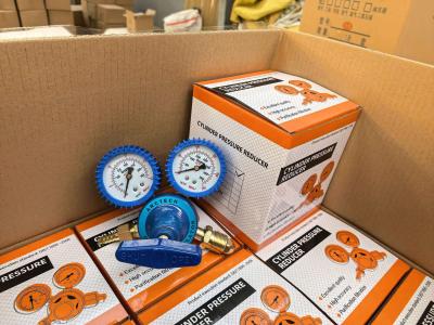 China OEM Customized Oxygen Pressure Regulator for Welding, Dual Gauge Oxygen Gas Reducing Valve, Industrial Oxygen Cylinder Regulator,Oxygen Control Valve for sale