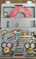 China American Style Multi-purpose Welding Cutting Kit Oxygen Acetylene Meters Plastic Case Packaging ，Portable ACETYLENE OXYGEN ORCH Cutting Torch Kit Stainless Steel Brass Material Copper Regulator Portab for sale