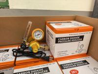China Heated CO2 Regulator ， Carbon Dioxide Pressure Reducer ，Reducing Valve with Flowmeter for MIG Welding ， for sale