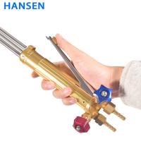 China G02-250 Heavy Duty Isobaric Gas Cutting Torch, Oxy-Acetylene Blowpipe, Industrial Flame Cutter, Anti-Flashback Welding & Cutting Gun with Stainless Steel Tubes (Propane/LPG Compatible) for sale